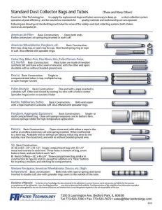 Filter Technology Inc. (FTI) - Anderson Process