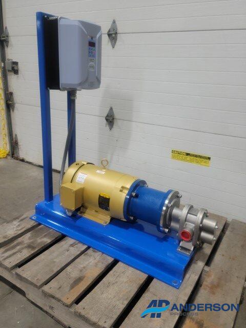 Gear Pump Boosts Facility Chemical Totes - Anderson Process