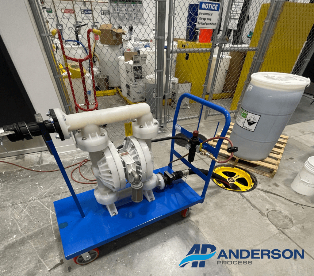 Avocado Oil Removal - Wilden Pump Cart - Anderson Process