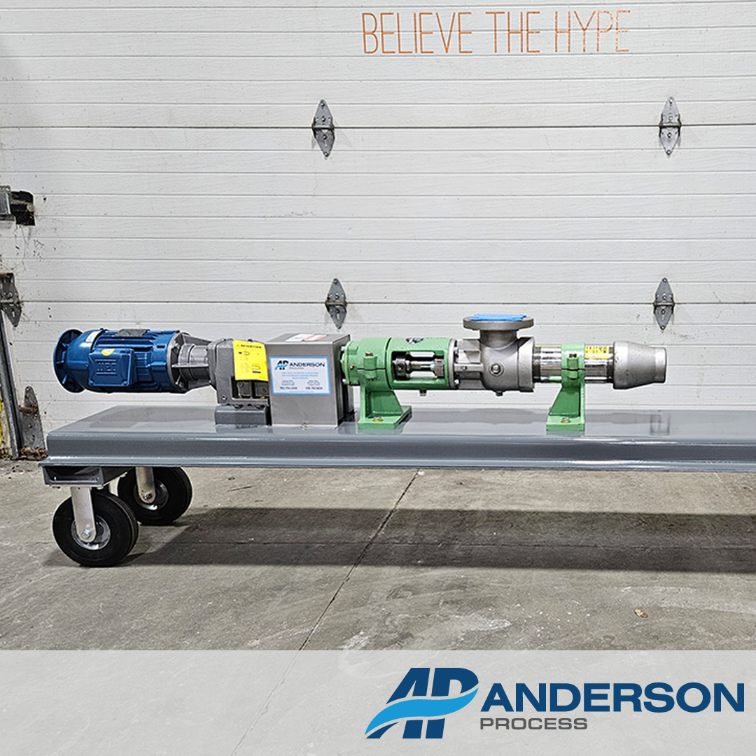 Custom Progressive Cavity Pump Cart - Anderson Process